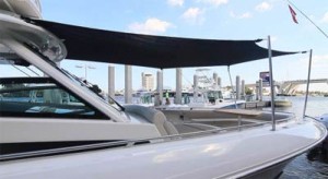 Boat Sunshades | Chicago Marine Canvas | Custom Boat Covers