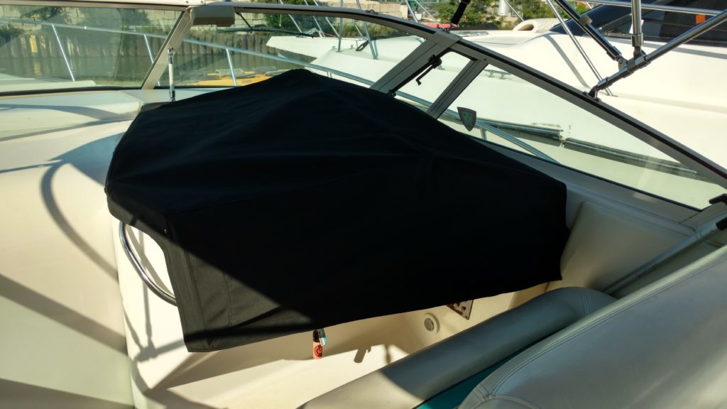 Navigation Console Cover | Chicago Marine Canvas | Custom Boat Covers
