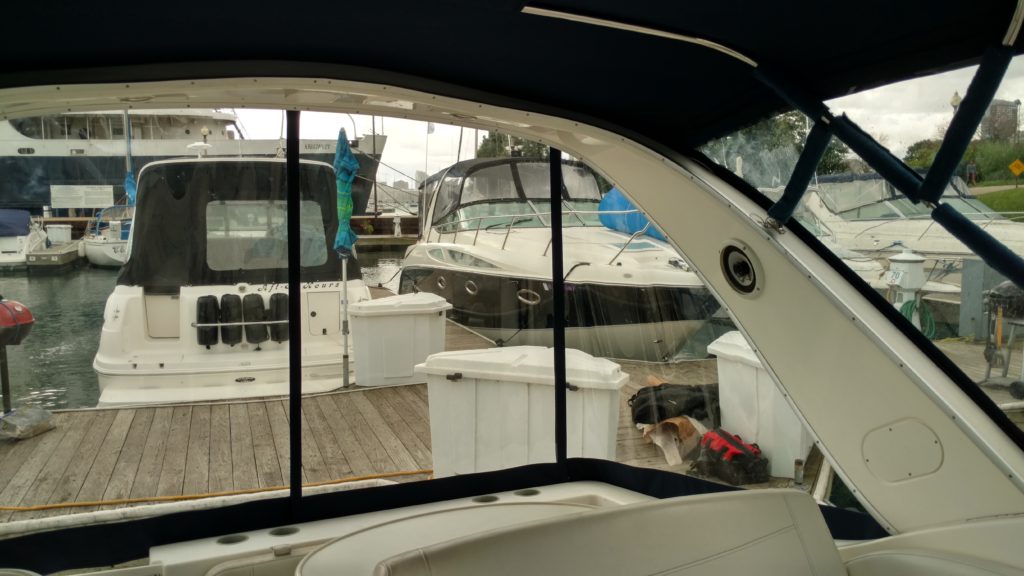 30' Bayliner Ciera - Full Enclosure | Chicago Marine Canvas | Custom ...