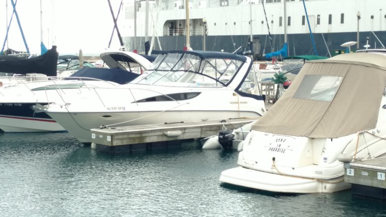 46' Sea Ray - Bimini & Aft Enclosure | Chicago Marine Canvas | Custom ...