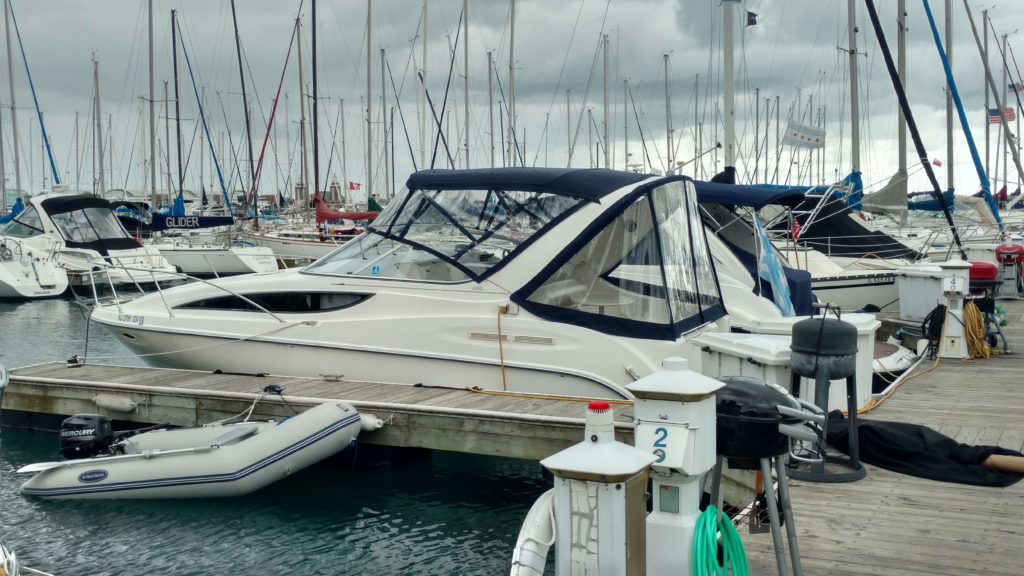 30' Bayliner Ciera - Full Enclosure | Chicago Marine Canvas | Custom ...