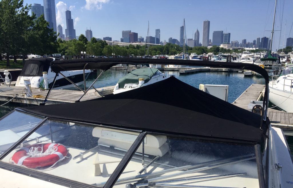 Mediterranean Mainship | Chicago Marine Canvas | Custom Boat Covers