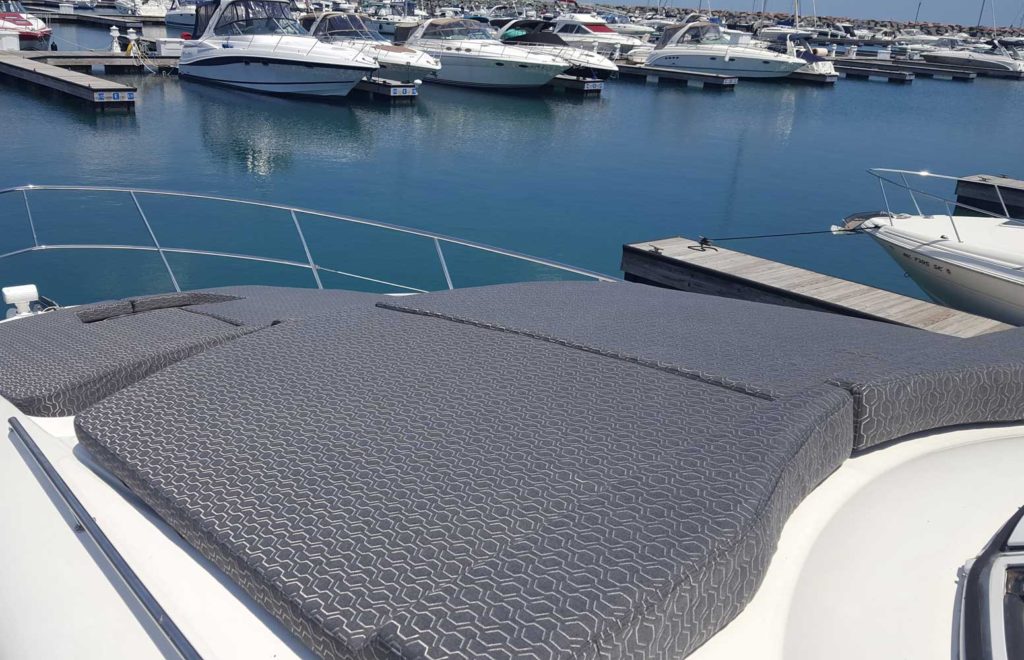 Custom Quad Sunpads | Chicago Marine Canvas | Custom Boat Covers