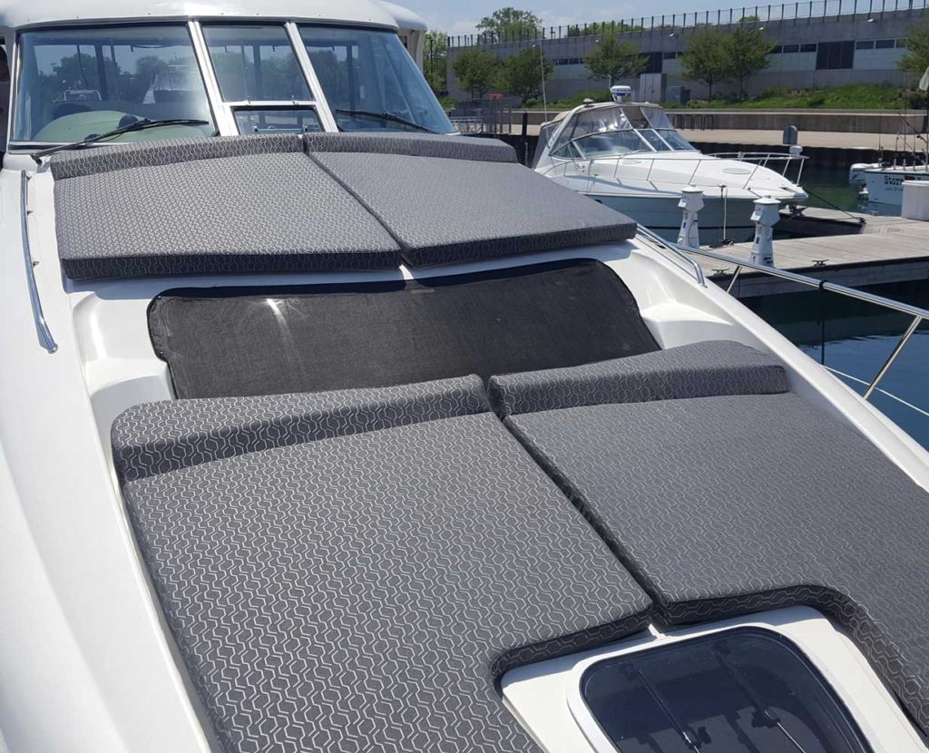 Custom Quad Sunpads | Chicago Marine Canvas | Custom Boat Covers