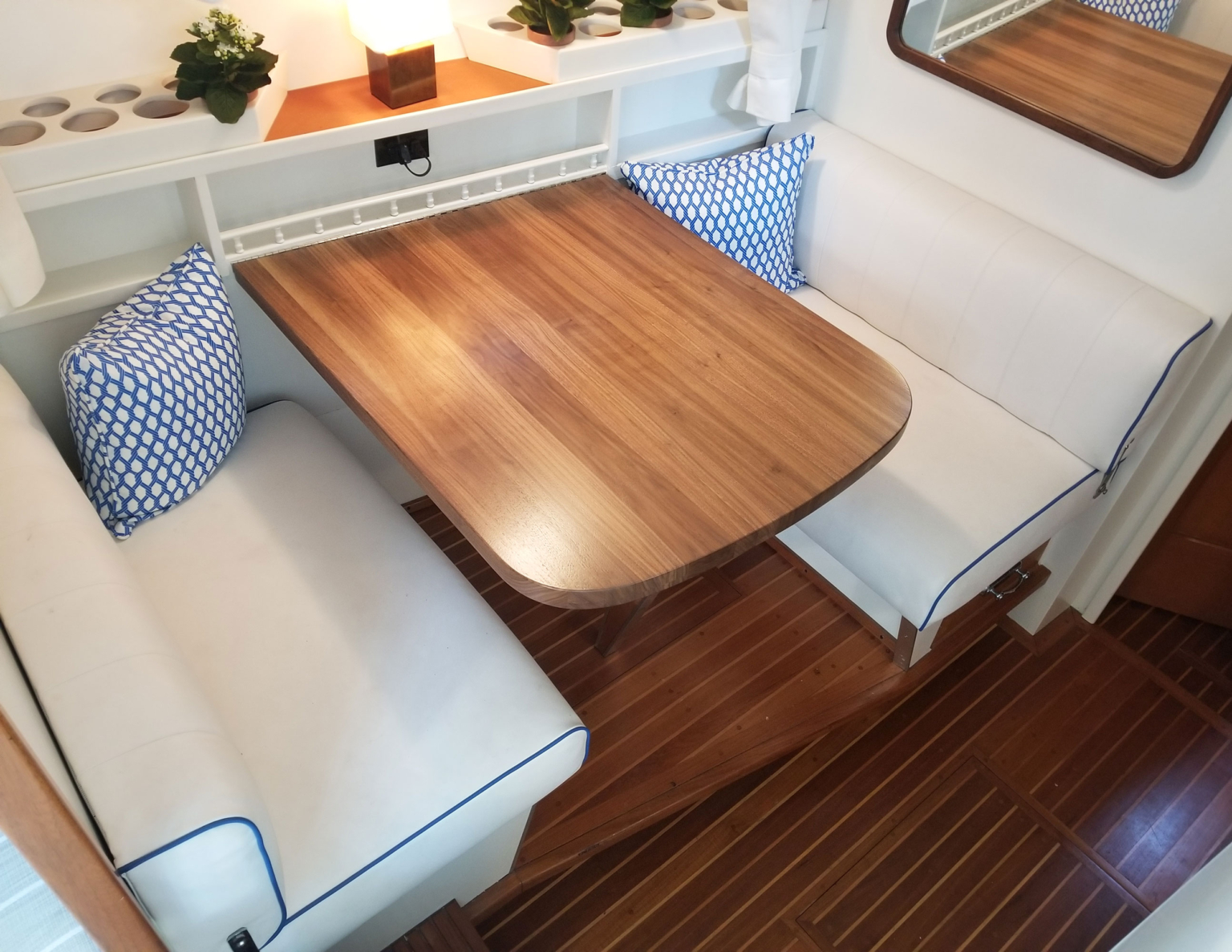 Interior Boat Upholstery | Chicago Marine Canvas | Custom Boat Covers
