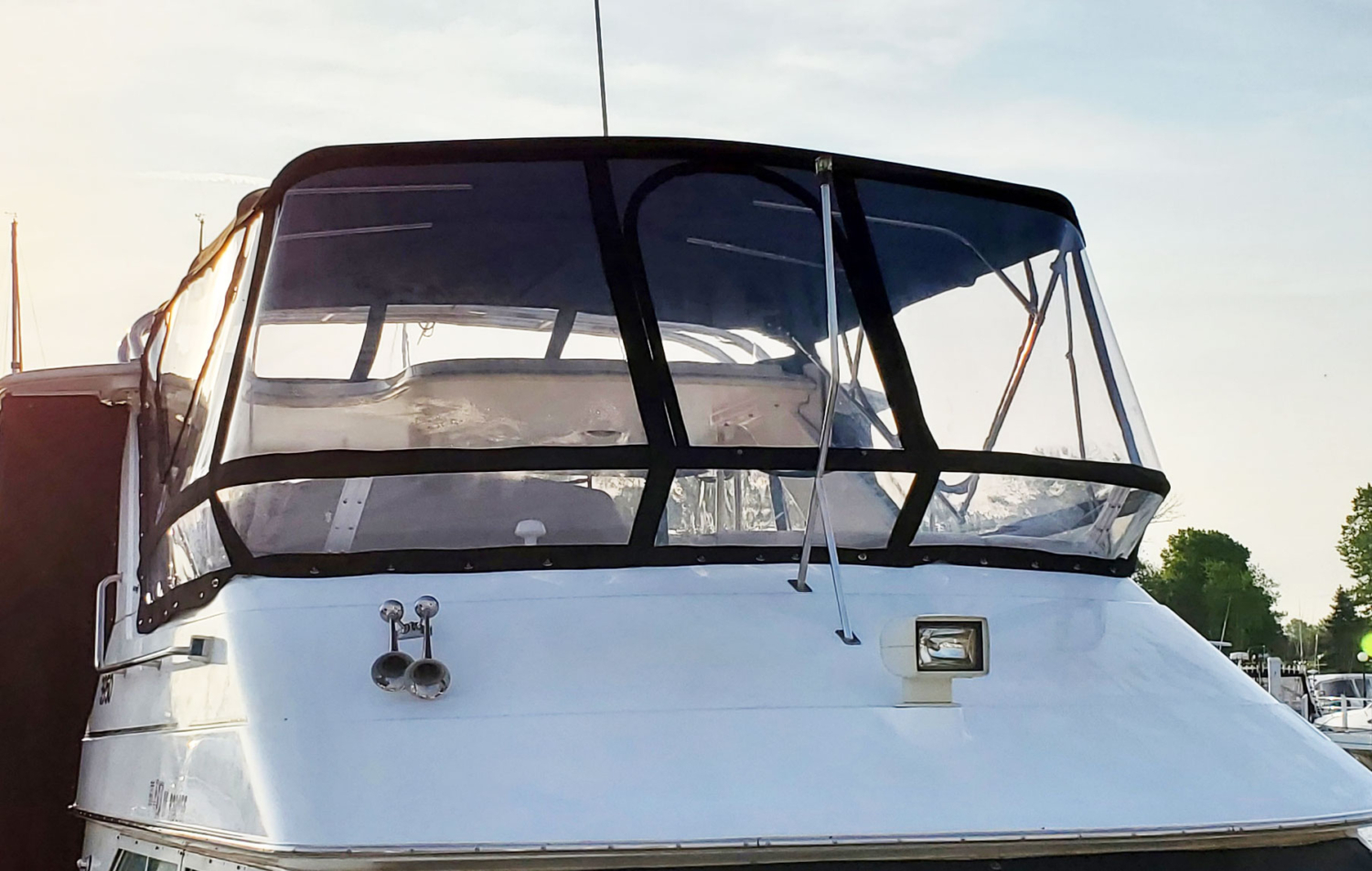 Cruisers Yachts Full Canvas Enclosure | Chicago Marine Canvas