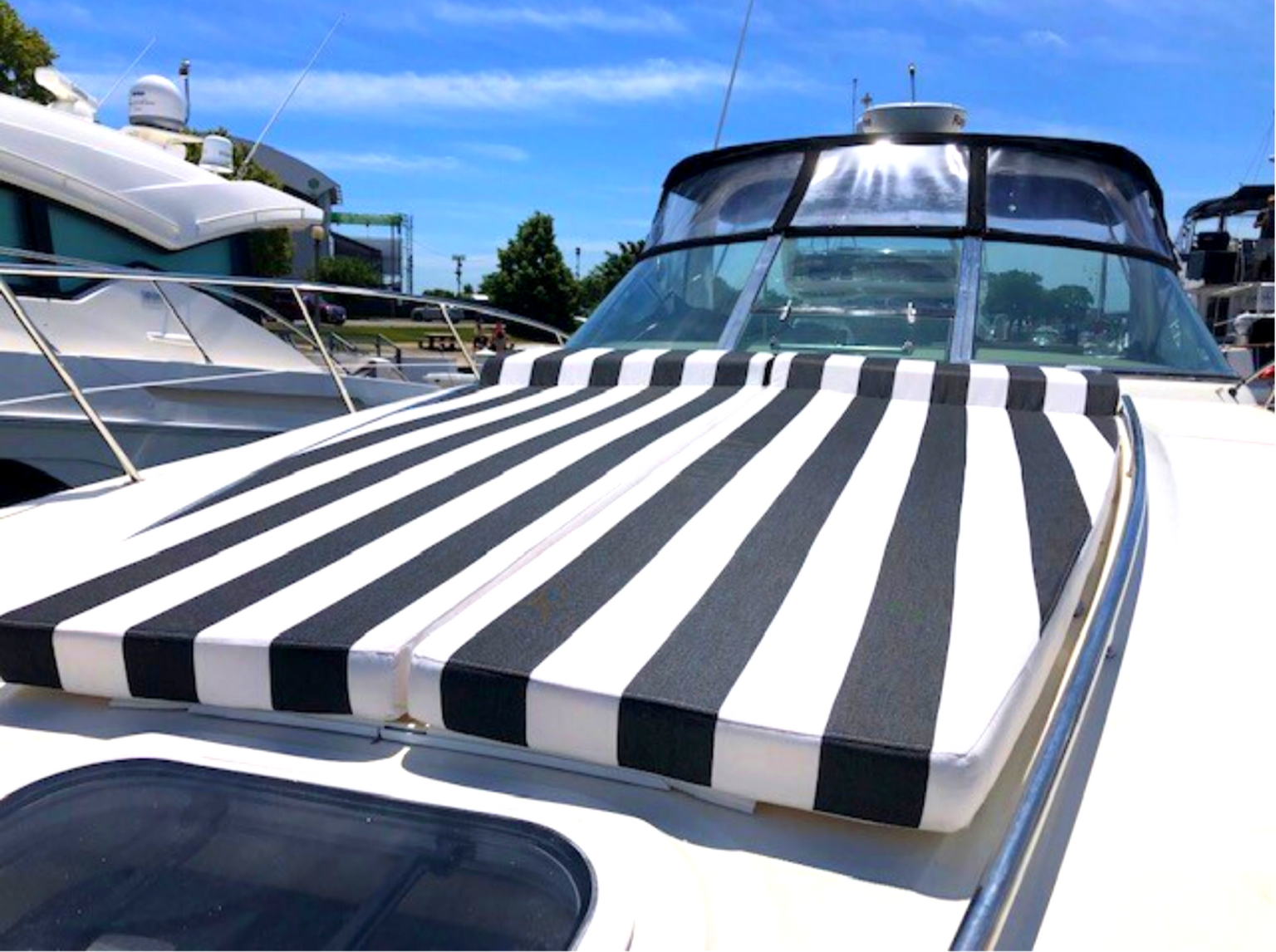 Bow Pads | Chicago Marine Canvas | Custom Boat Covers